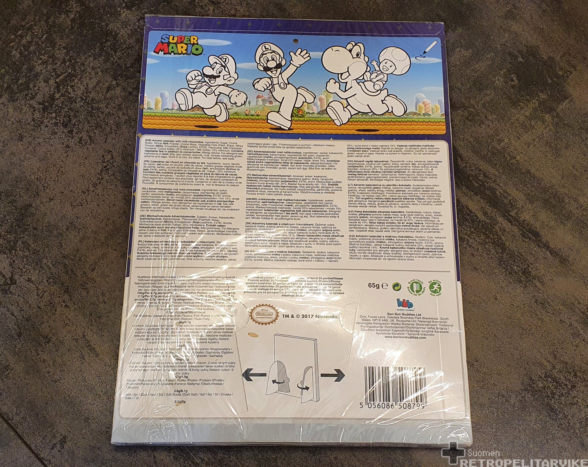 Super Mario joulukalenteri | Insamling | Suomen Retropelitarvike Svenska