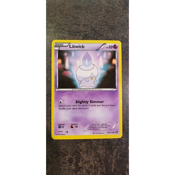 Pokemon-kortti: Litwick | Pokemon-kortit | Suomen Retropelitarvike Italiano